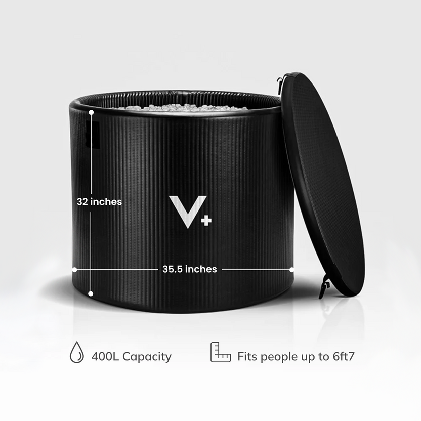 Ice Bath Barrel + Chiller Max | Portable Ice Bath | 1 HP – VITALPLUS US