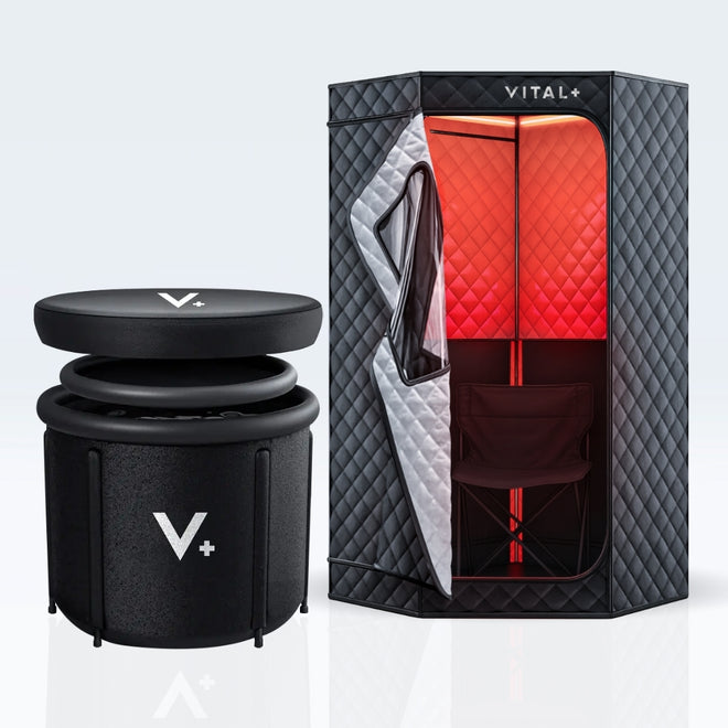 SaunaPod Infrared + Ice Bath Pod – VITALPLUS US