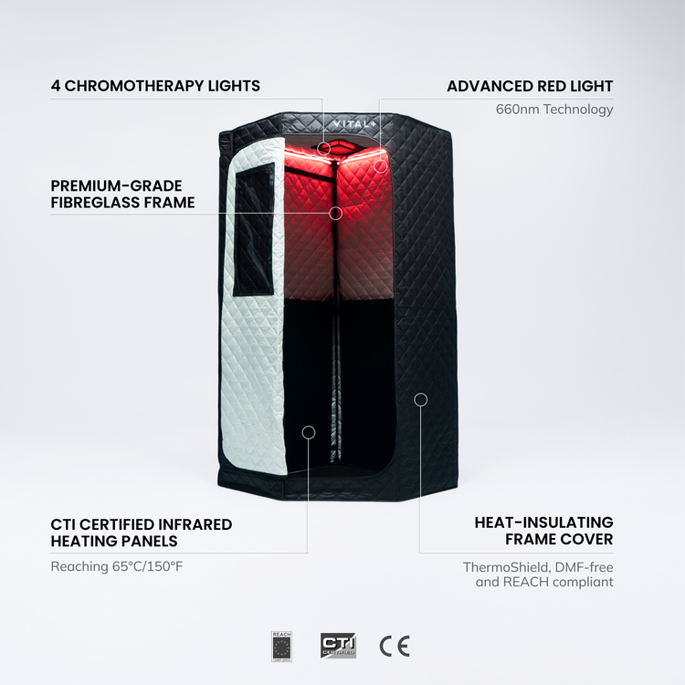 SaunaPod Infrared + Ice Bath Pod – VITALPLUS US